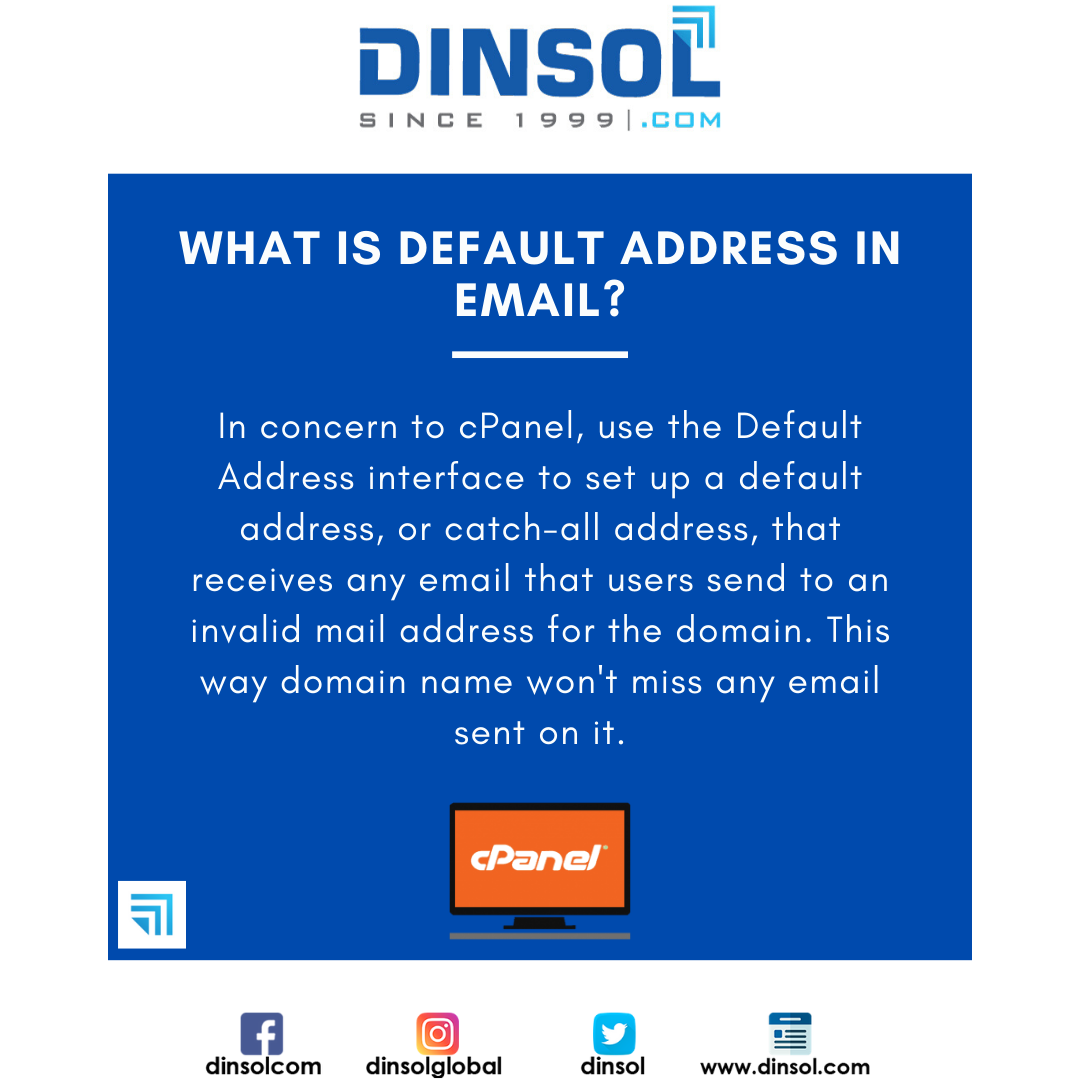 What is Default Address in Email? - Dinsol.com - Global Service Provider