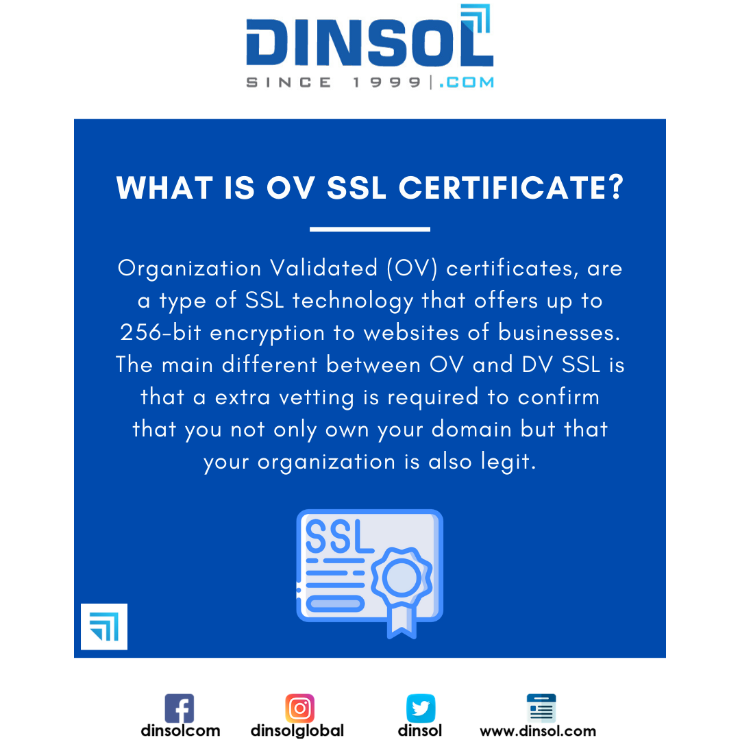 What is OV SSL Certificate? - Dinsol.com - Global Service Provider