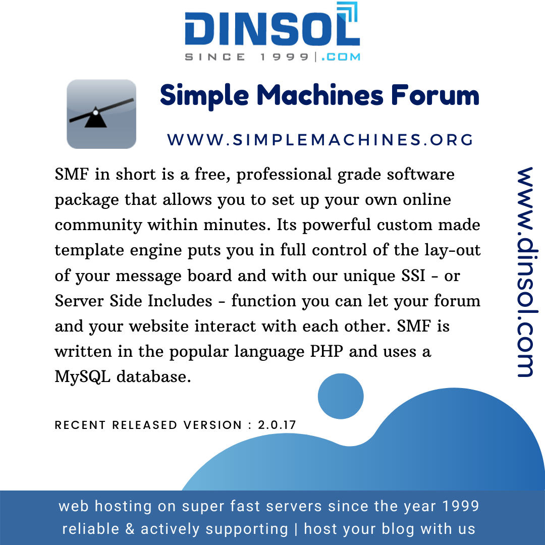 What is Simple Machines Forum? - Dinsol.com - Global Service Provider
